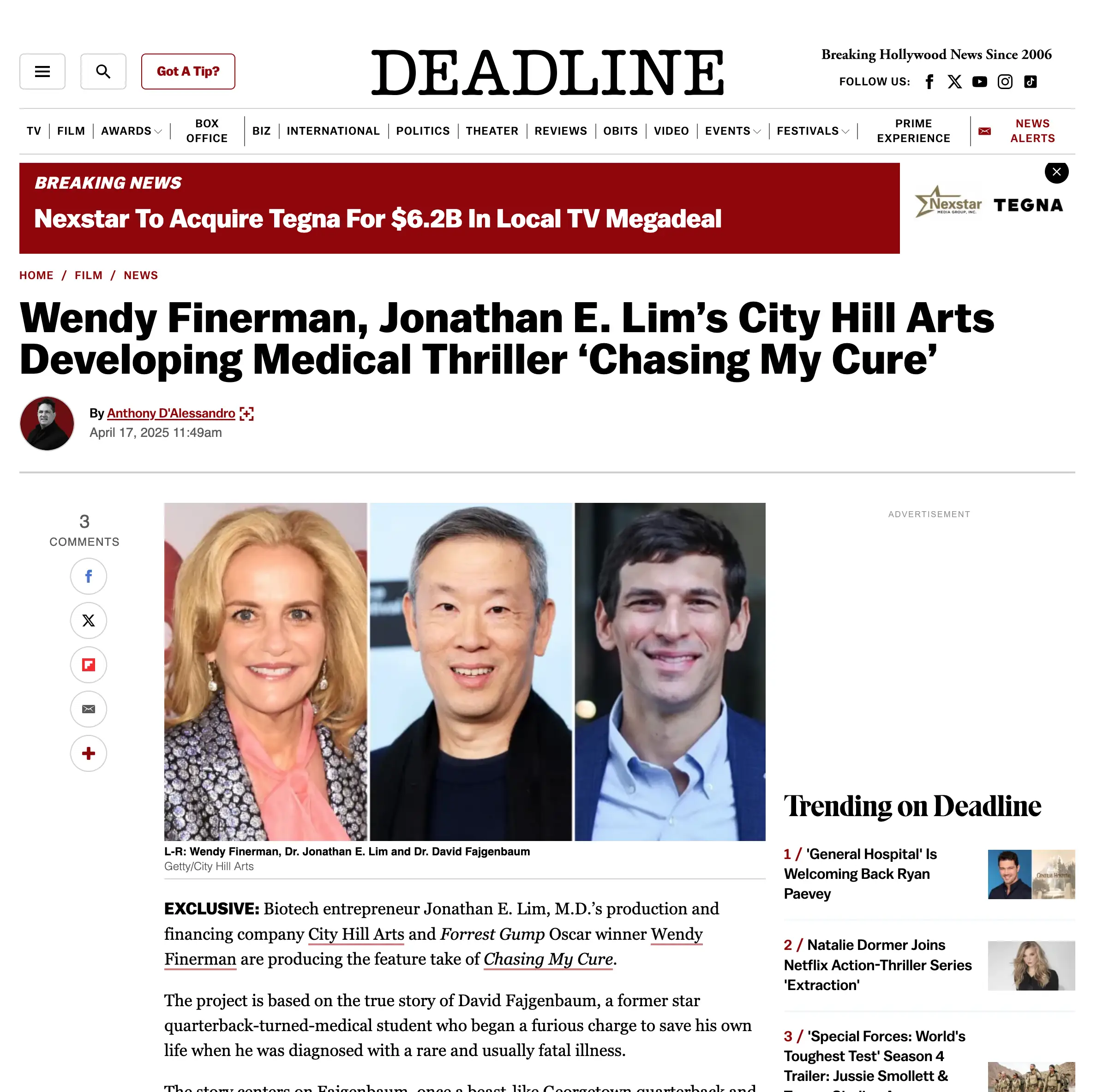 Movie - David Fajgenbaum, MD